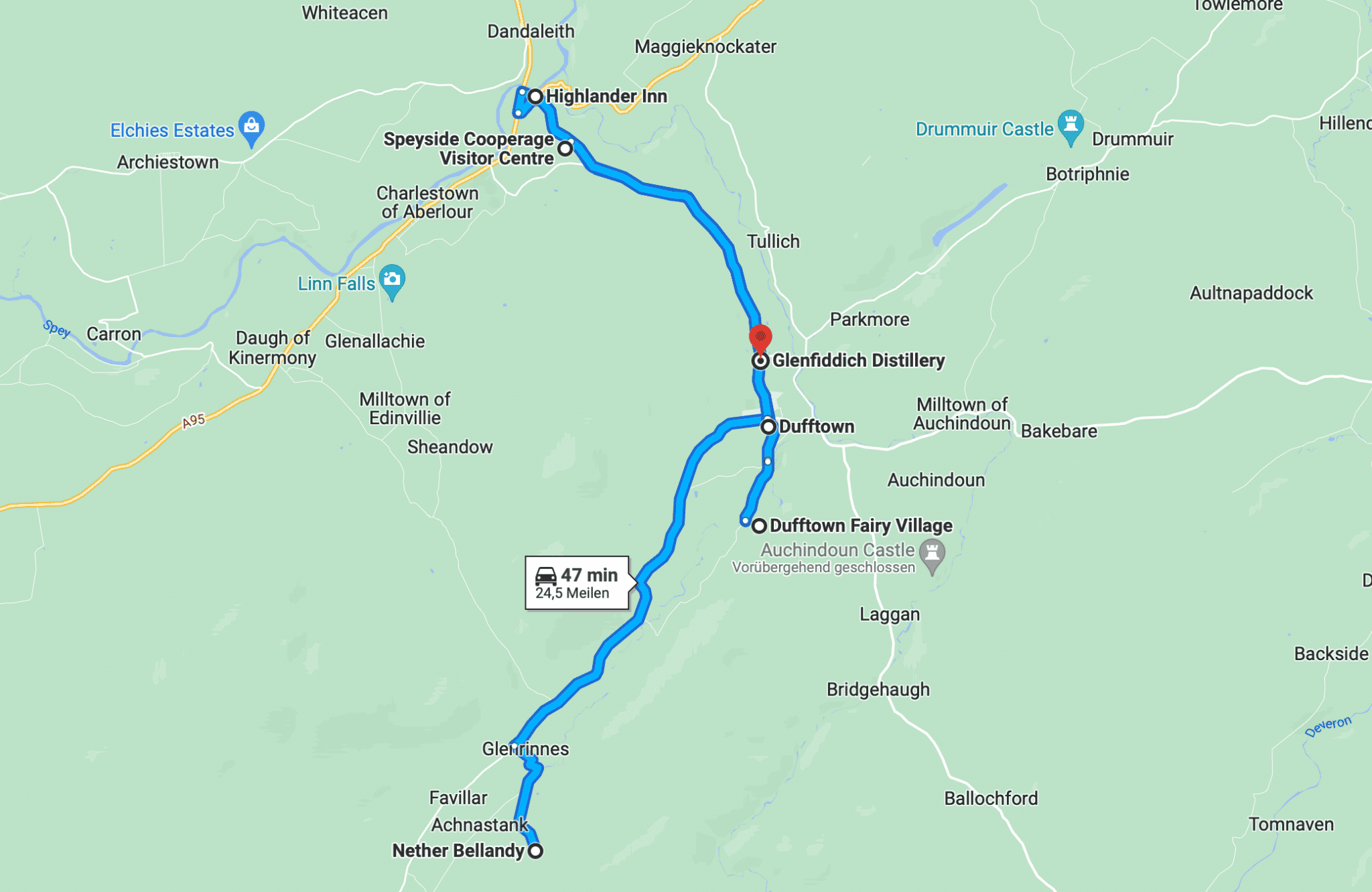 Tour Dufftown - Glenfiddich - schottlandreise.net